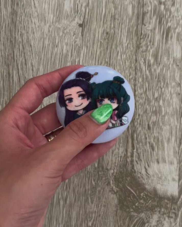 JinMao Diaries Fluffy Pin – Details by Ash